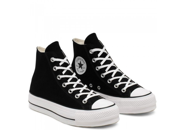 Кеды Converse Lift на платформе черные высокие купить в Москве